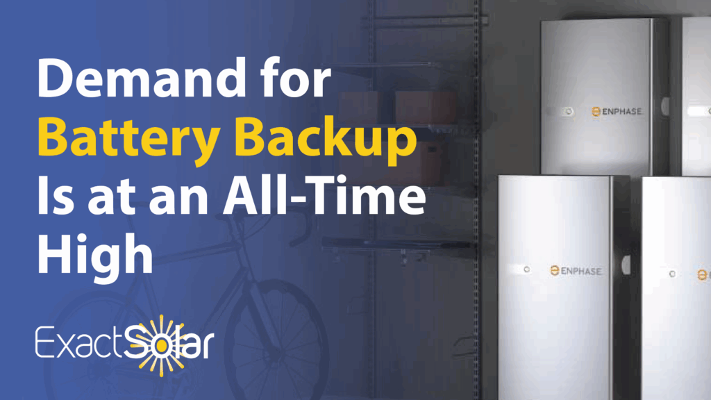 Demand for Battery Backup Is at an All-Time High